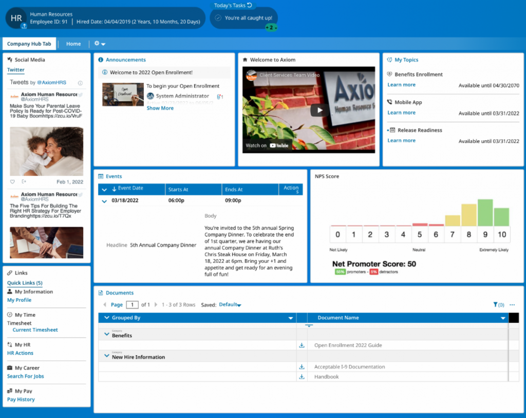 Axiom: Boost Employee Engagement with a Company Hub in 2025