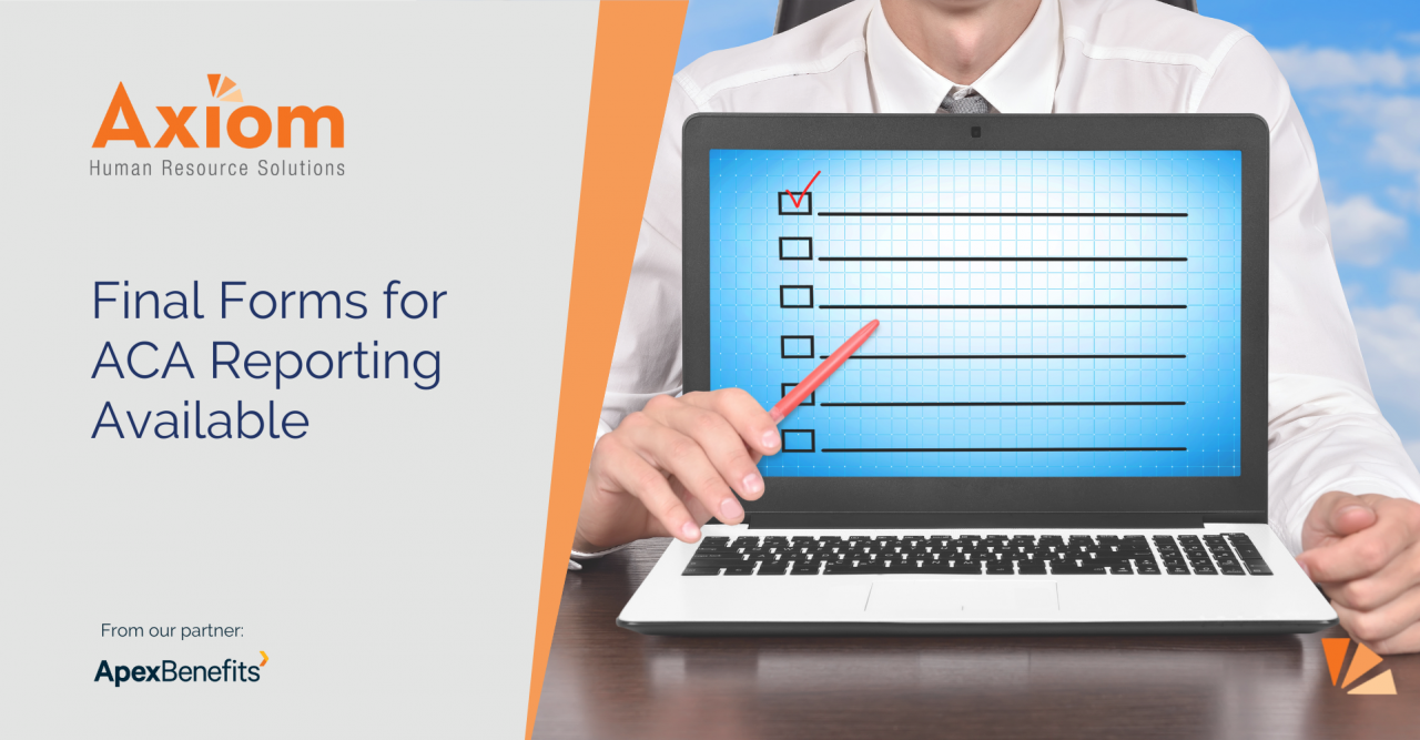 Final Forms for ACA Reporting Now Available