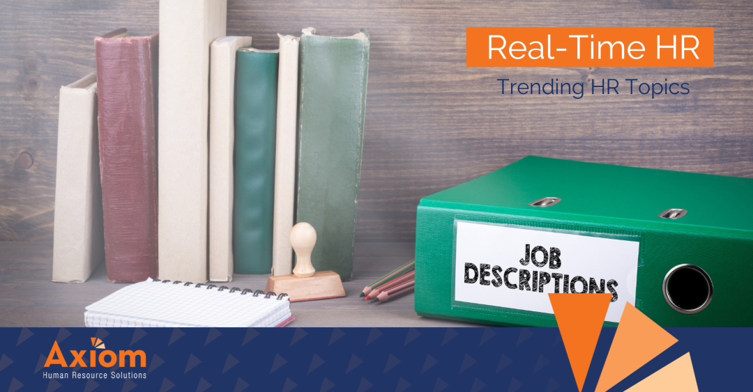 Job Descriptions vs. Postings: Axiom HRS.